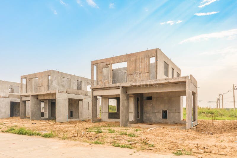 Construction Residential New House with Prefabrication System in ...