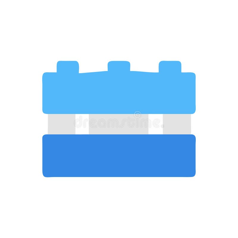 Construction Retaining Block Symbol for Engineering Stock Vector ...