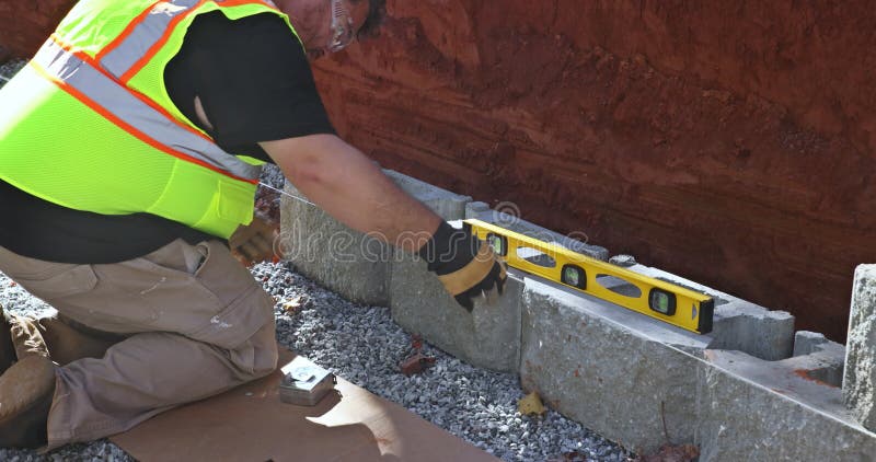 During the Construction of the Retaining Wall on a New Property, a is ...