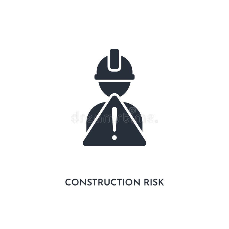 Construction Risk Icon. Simple Element Illustration. Isolated Trendy ...