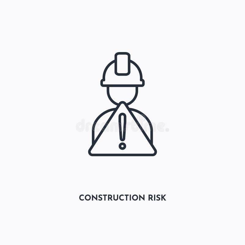 Construction Risk Icon. Simple Element Illustration. Isolated Trendy ...
