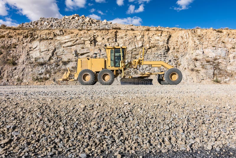 Construction of a Road. Earth Movement Stock Image - Image of outdoor ...