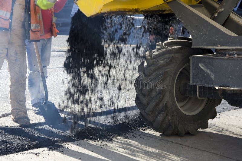 Construction, road fixing stock image. Image of labors - 27939787