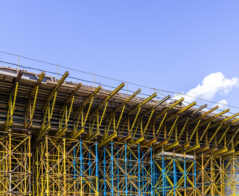 Construction of road stock photo. Image of roadbed, mounting - 182825854