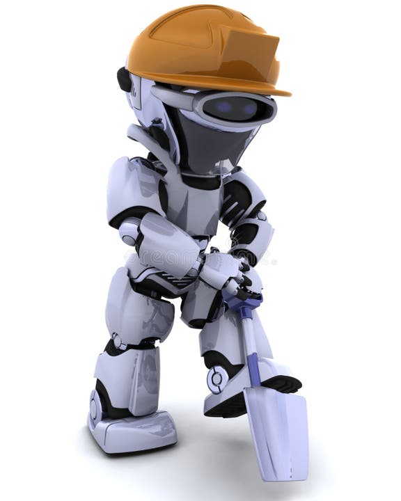 Robot Construction Stock Illustrations – 21,303 Robot Construction ...