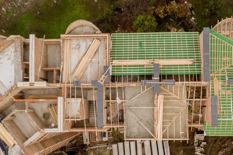 Construction and Roof in Progress To New Multi-storey Building Stock ...