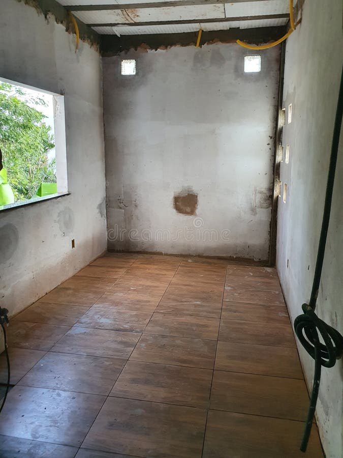 Construction Room Architecture Stock Photo - Image of floor, hall ...