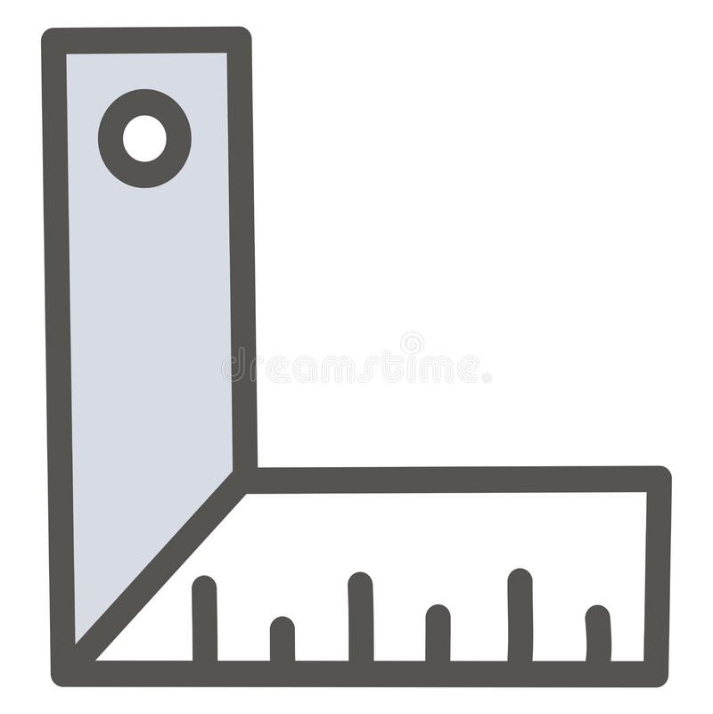 Construction Ruler Builder Game Pixel Art Vector Illustration Stock ...