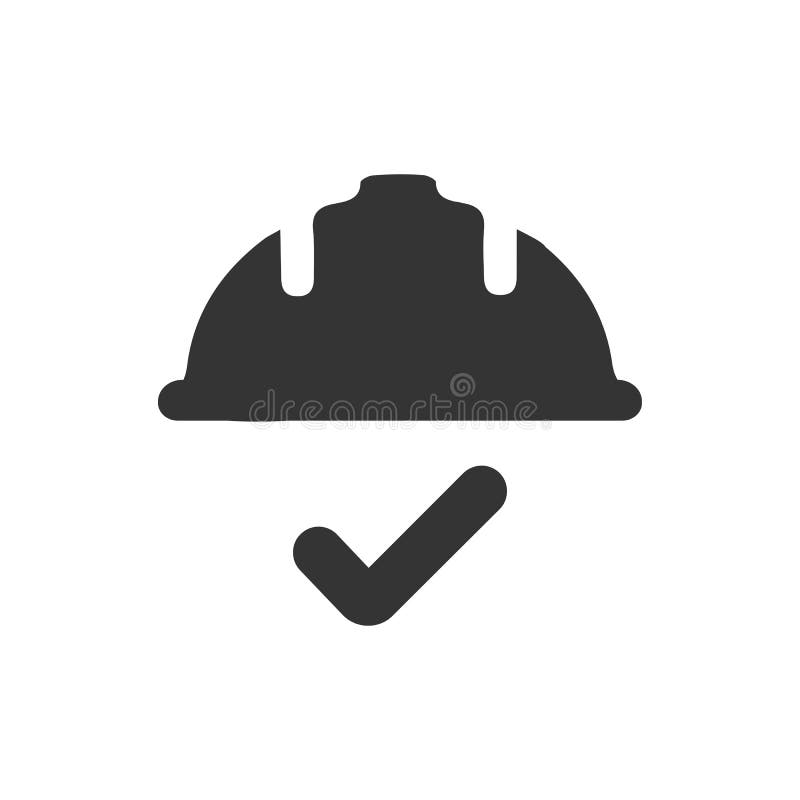 Construction safety icon stock vector. Illustration of symbol - 147233831