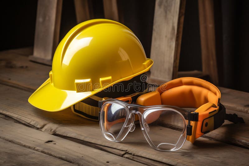Construction Safety Equipment. AI Generated Stock Illustration ...