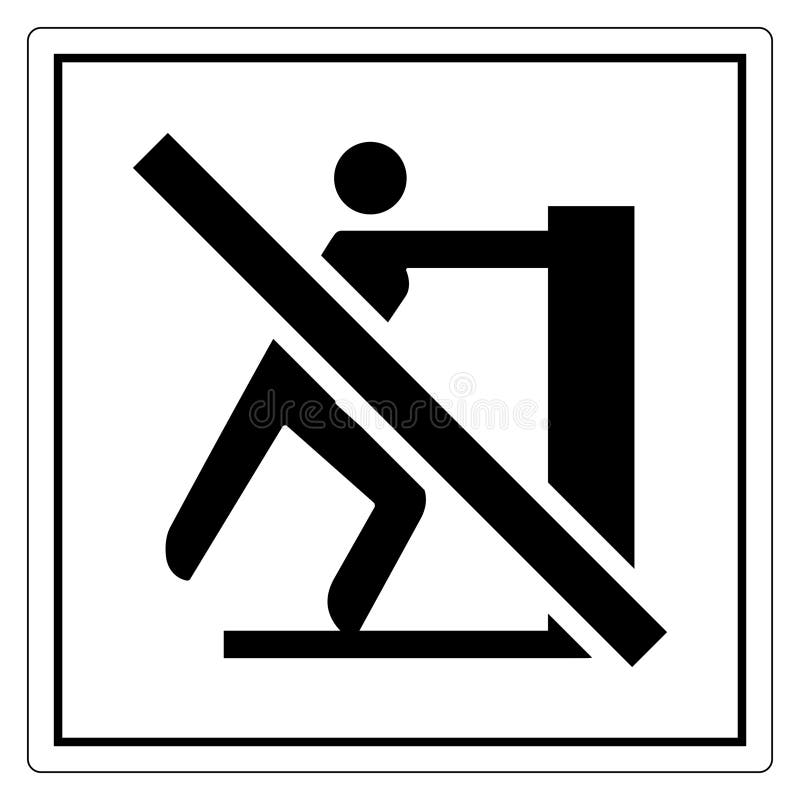 Construction Safety Sign No Access Work Area Stock Illustration ...