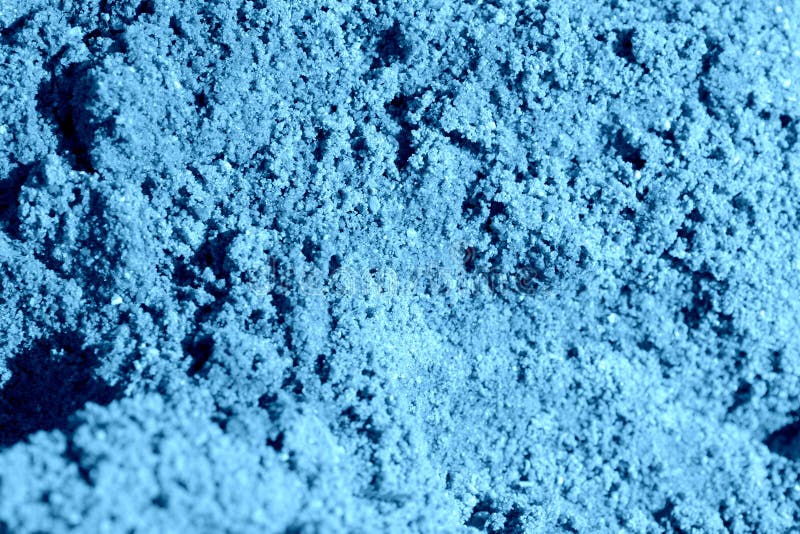 Construction Sand Texture Close-up. Natural Abstract Background Blue ...