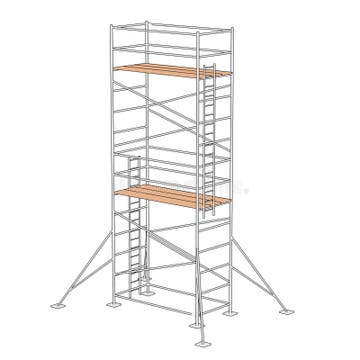 Scaffolding Cartoon Stock Illustrations – 1,227 Scaffolding Cartoon ...
