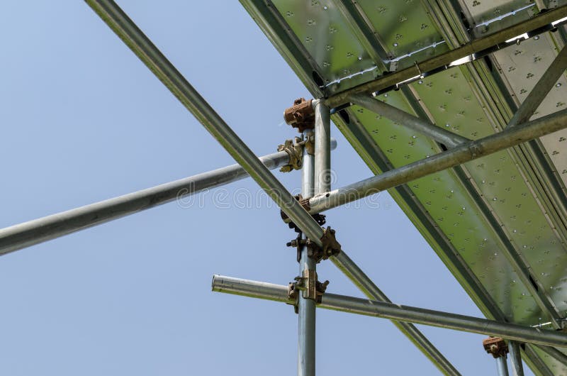 Construction of the Scaffolding, Detail with a Supporting Structure ...