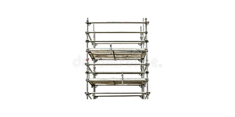 Construction Scaffolding Structure Isolated on Transparent Background ...