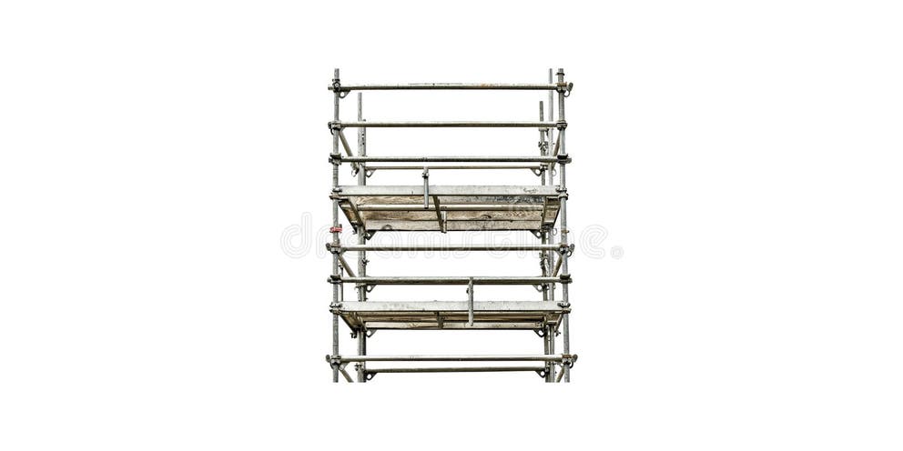 Construction Scaffolding Structure Isolated on Transparent Background ...