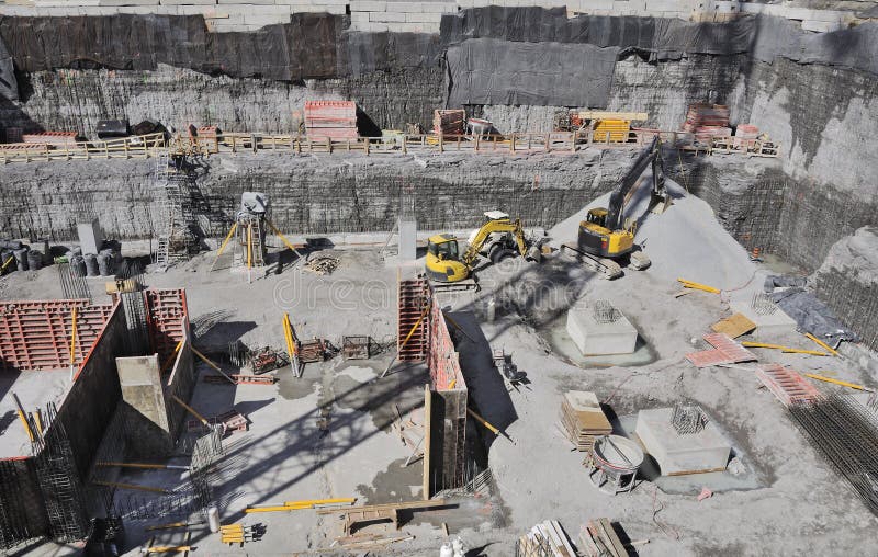 Construction Scene stock photo. Image of building, exterior - 19050924