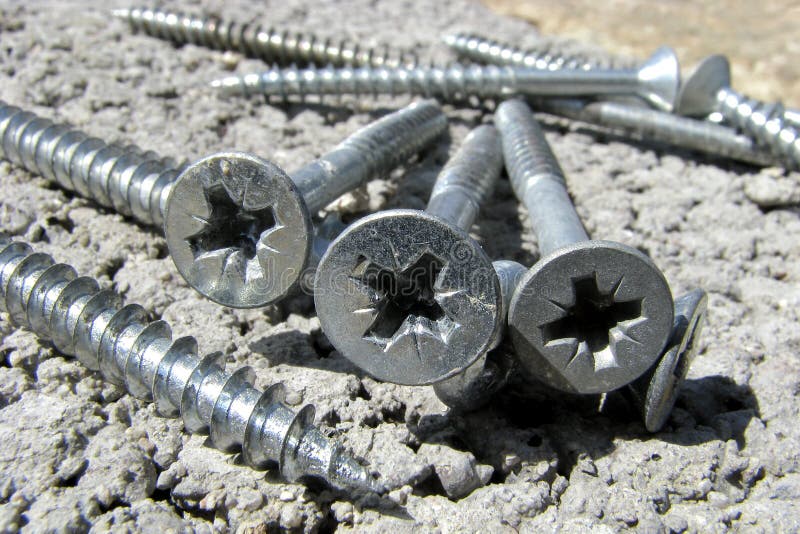 Construction screws stock photo. Image of screwdriver - 27538240