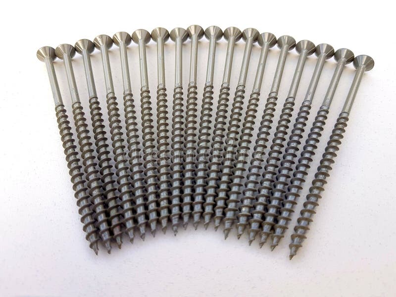 Philips Screws for Construction Stock Photo - Image of painted, screws ...