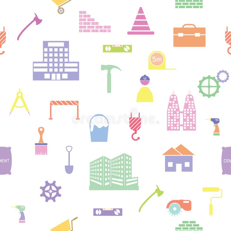 Construction Pattern Background Stock Illustrations – 172,220 ...
