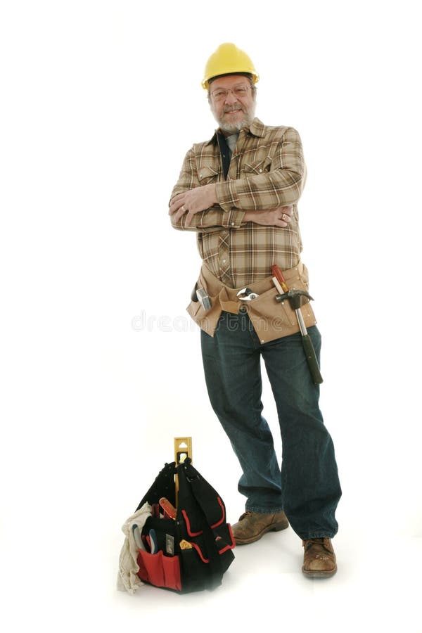 Construction man stock photo. Image of male, build, people - 8045726