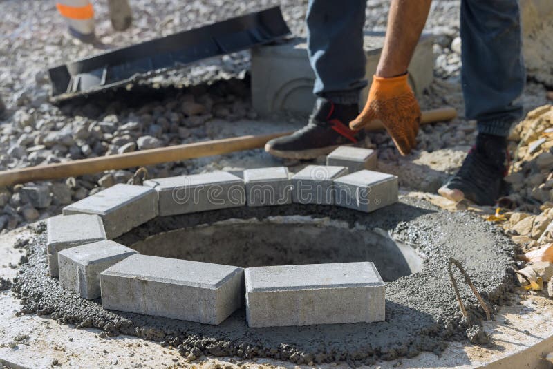 Manhole or Utility Hole for Supply Stock Image - Image of relations ...