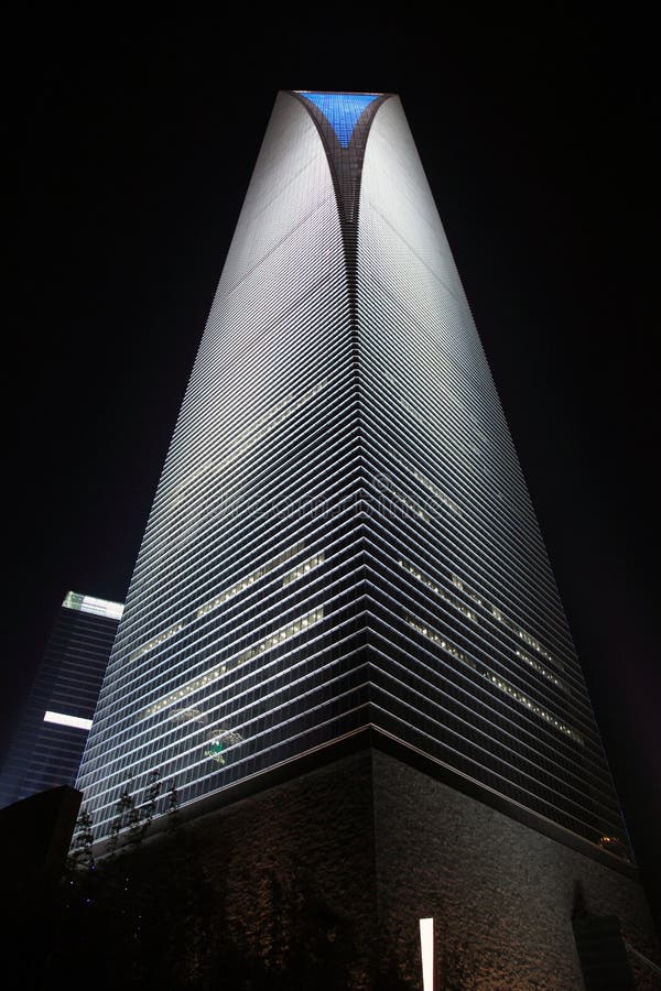 Construction Shanghai World Financial Center Editorial Image - Image of ...