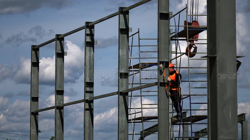 Construction of the Shop of Metal .Workers and Equipment on the ...