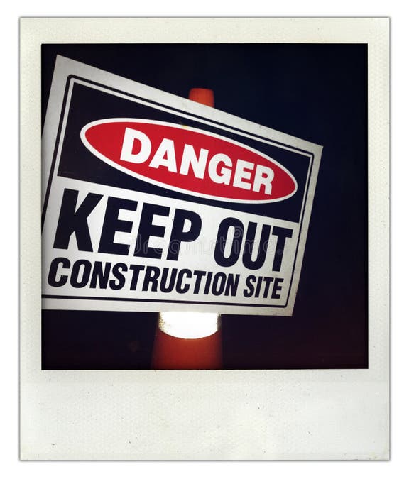 Construction sign stock photo. Image of sign, warn, construction - 32430442