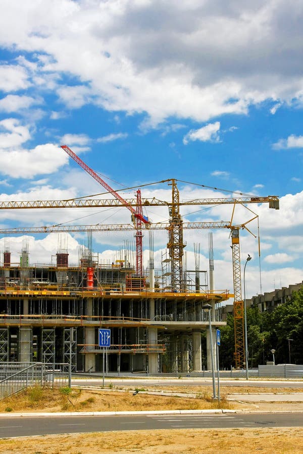 Under Construction Site 3 stock image. Image of mall - 14413497