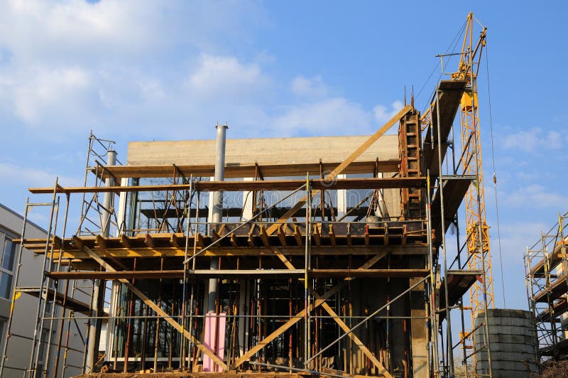 Construction work site stock image. Image of shape, building - 19027579