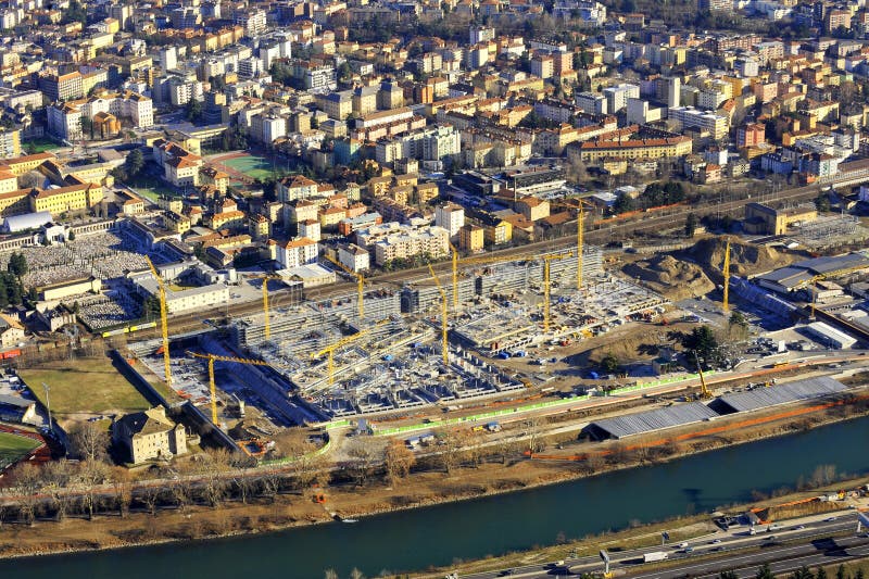 Construction site stock photo. Image of frame, development - 15475672