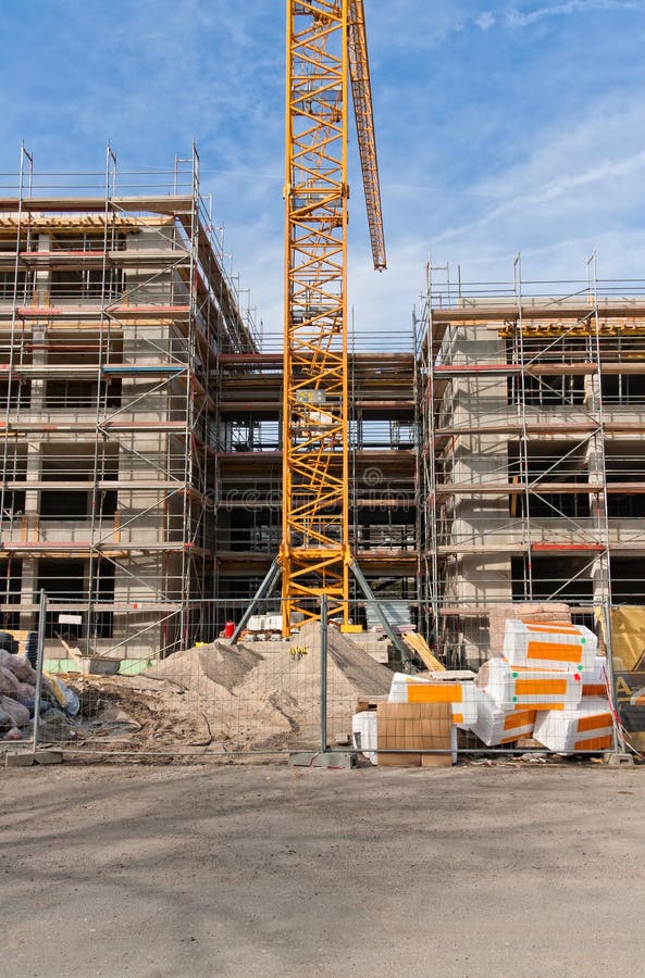 Construction site stock image. Image of machinery, construction - 21079465