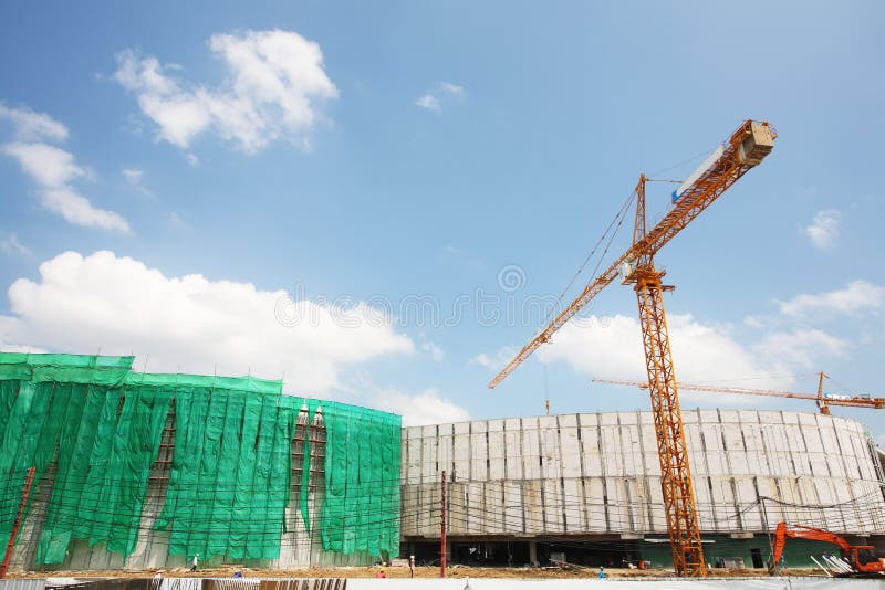 Construction site stock image. Image of brick, frame - 27132705