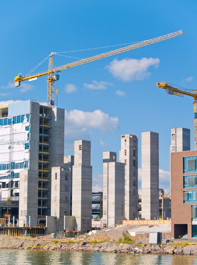 Construction site stock image. Image of lift, crane, construct - 2895905