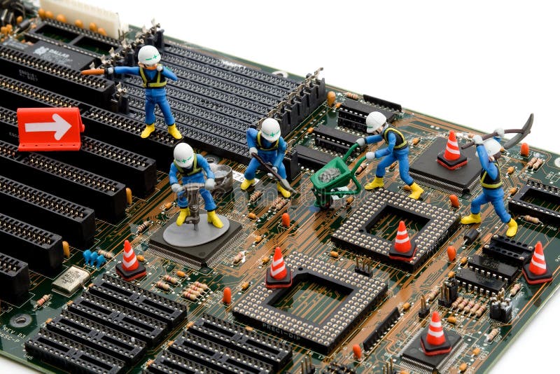 Construction site stock photo. Image of motherboard, electronics - 6300184