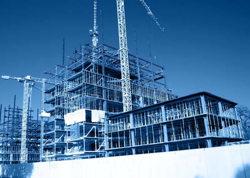 Construction site stock photo. Image of architecture, high - 7011278