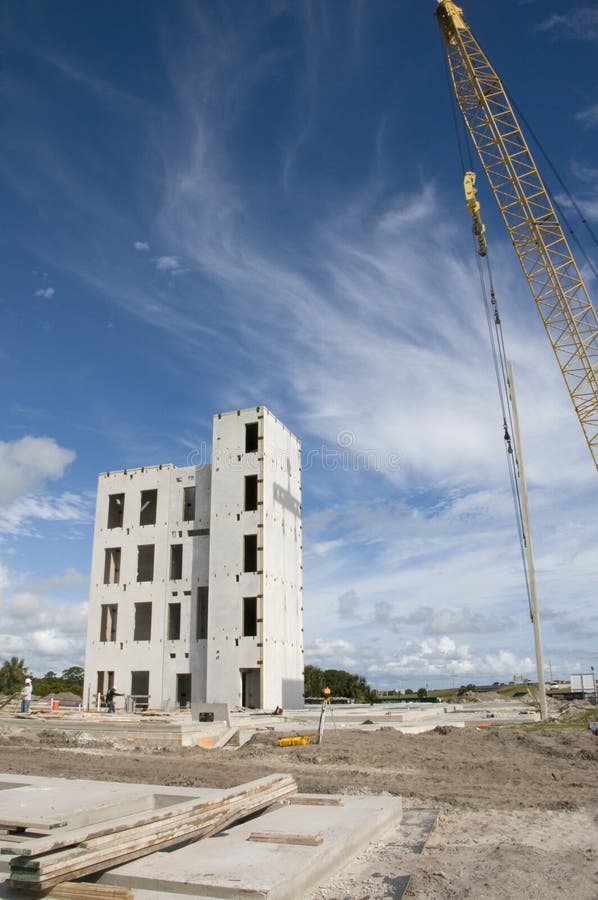Construction Site stock image. Image of site, wall, blue - 9039157