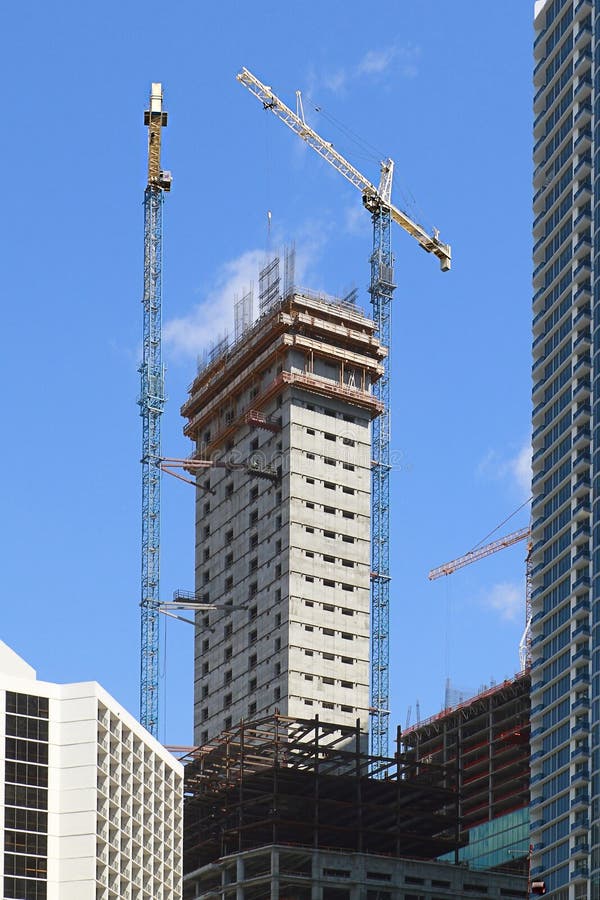Building Construction in Toronto Stock Photo - Image of high, concrete ...