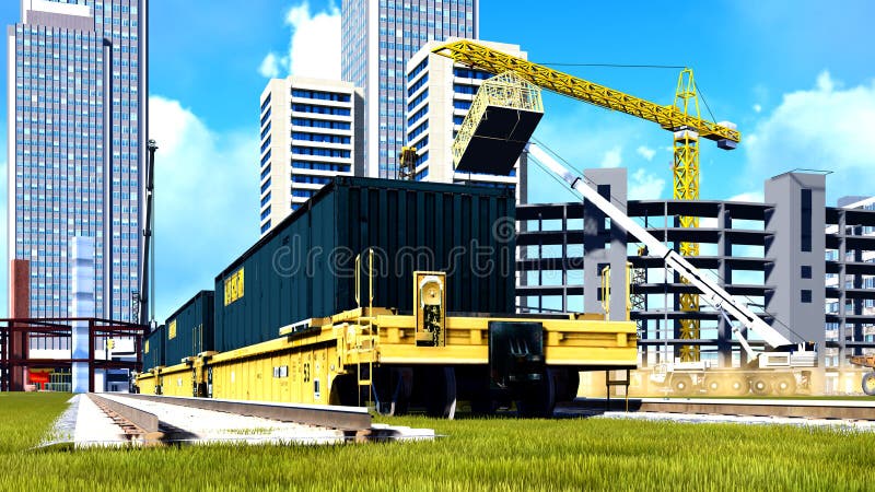 Construction site stock photo. Image of cranes, cement - 36313104