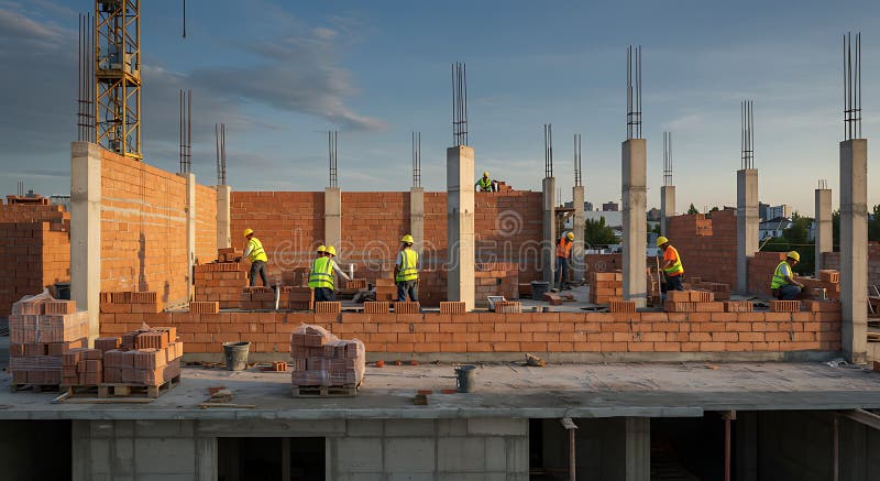 Construction Site Activities. Different Type of Activities at ...