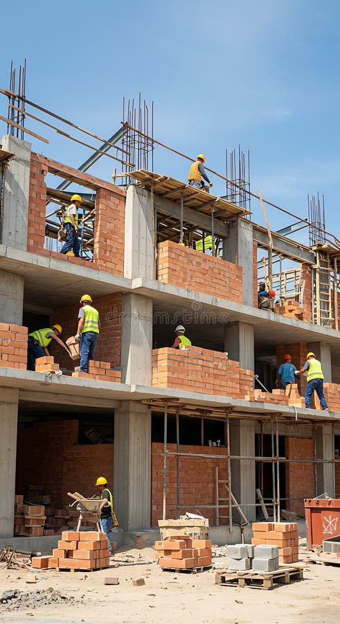 Construction Site Activities Different Type Stock Photos - Free ...