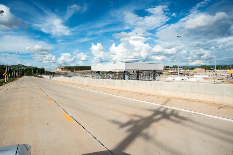 An construction site stock image. Image of blue, buildings - 121907647