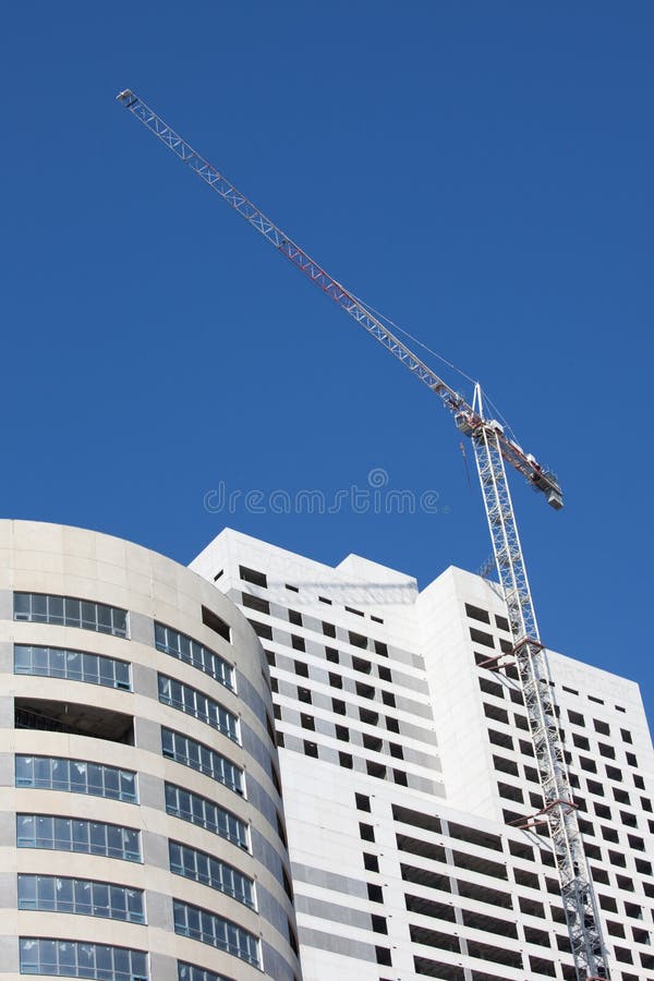 Toronto City Construction Site with Cranes Stock Image - Image of ...