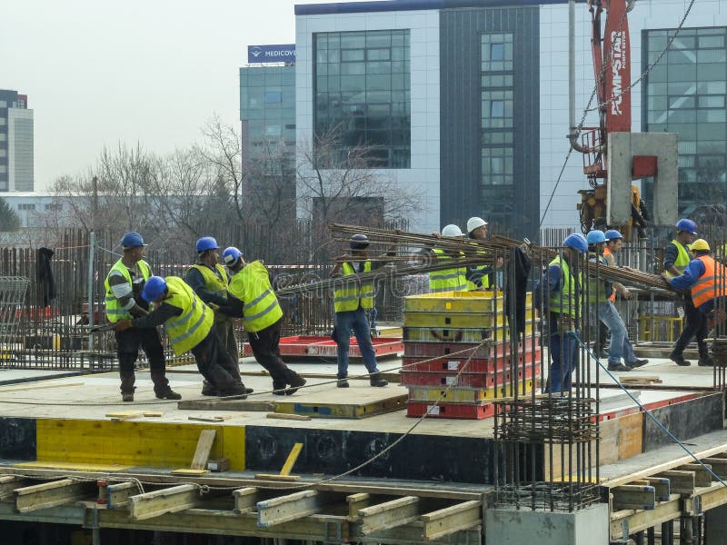 Construction site editorial photography. Image of distribution - 79184767