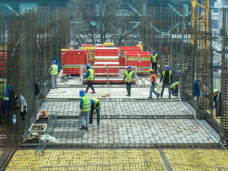 Construction site editorial stock image. Image of builder - 79184779