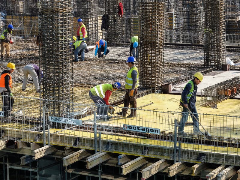 Construction site editorial stock photo. Image of engineering - 79184793