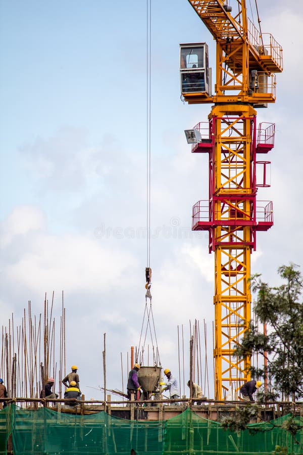 Construction site editorial stock photo. Image of equipment - 60217288