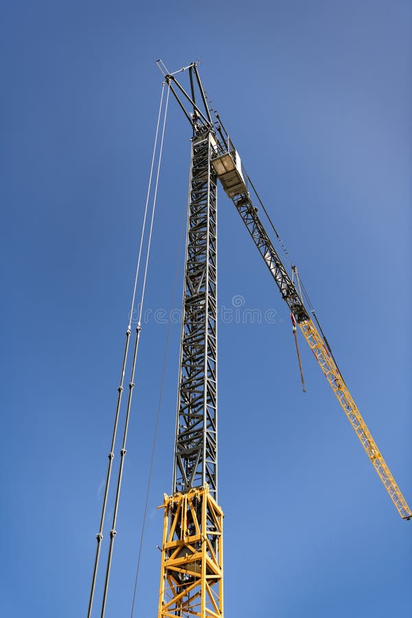 Construction Site with Building Crane. Industrial Area. Building and ...