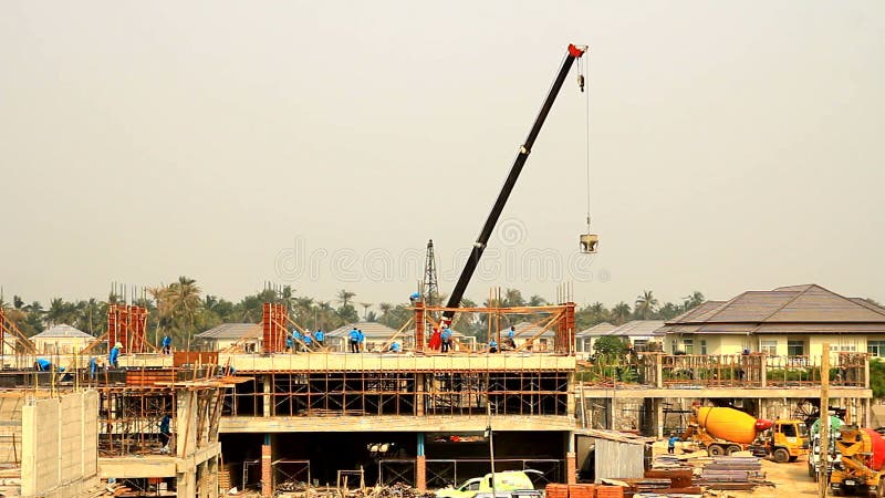 Multi Storied Building Construction in India - PCC Footing in a Square ...